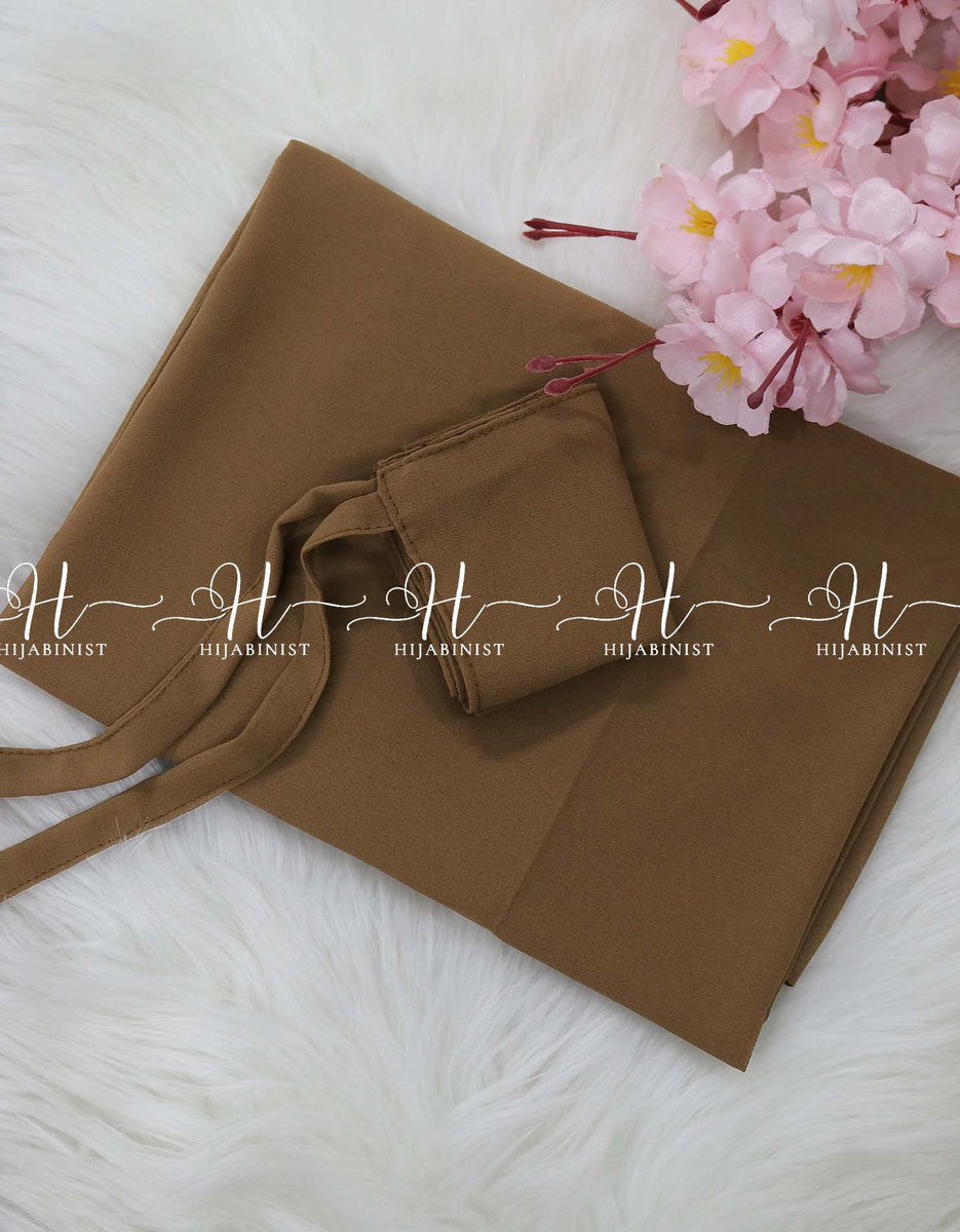 Hijab And Niqab Set - Coffee – hijabinist