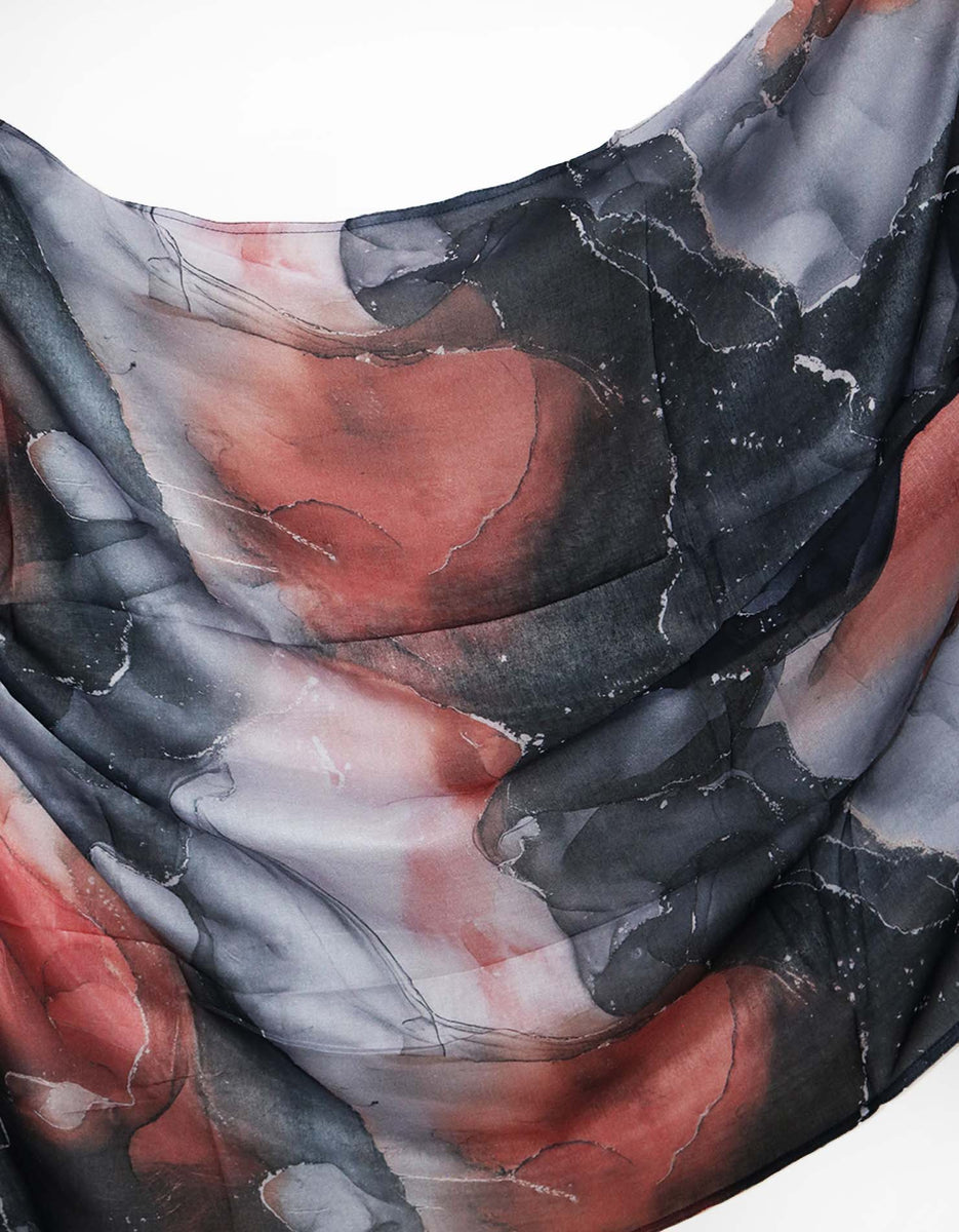 Buy Printed Modal Hijab - Ethereal Gaze – hijabinist